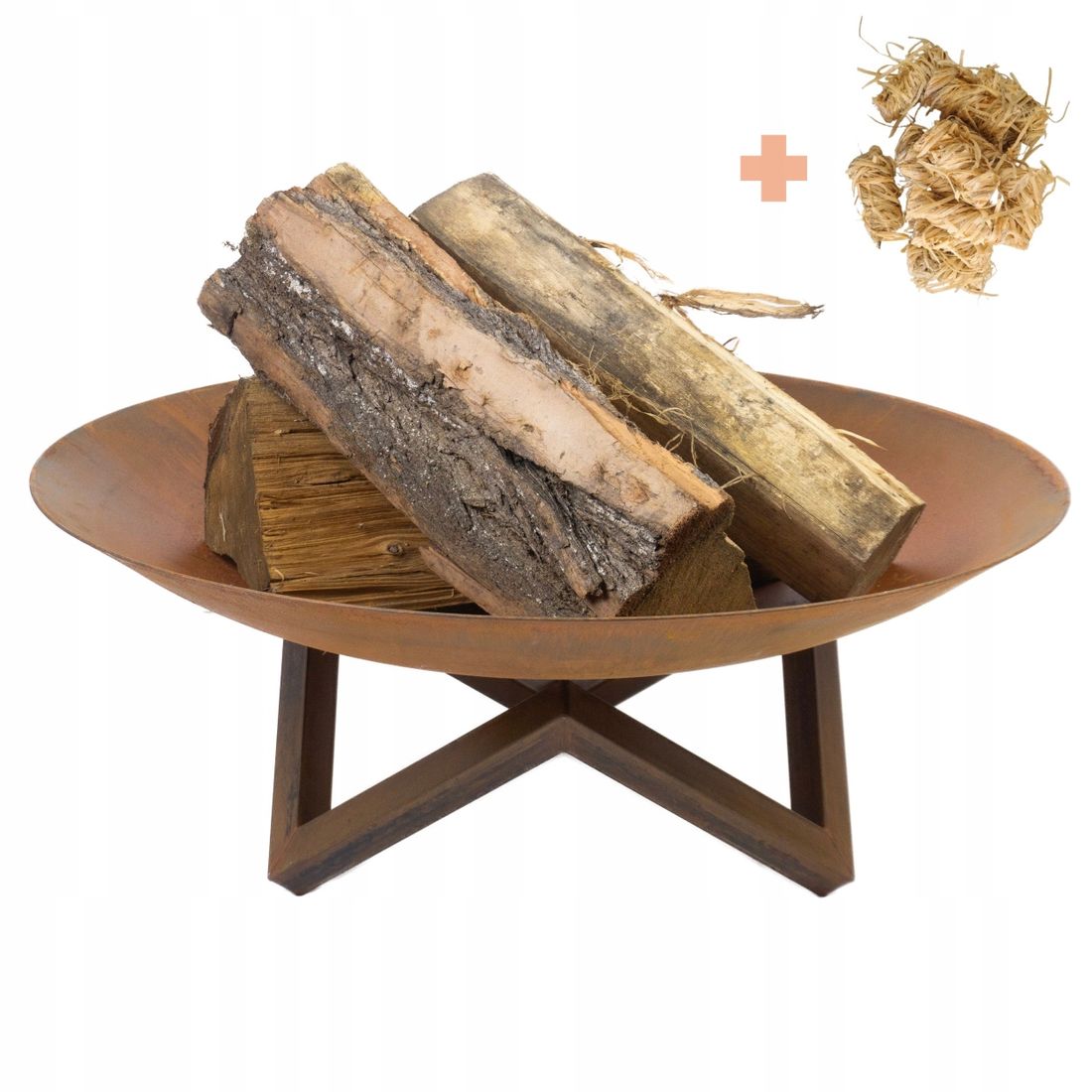 Duże Palenisko Ogrodowe Misa Ogniskowa Corten Frame 100 cm 3 mm ...