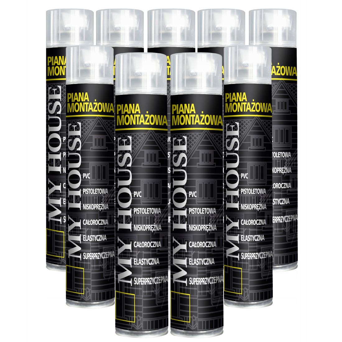 Pianka elastyczna całoroczna niskoprężna piana montażowa na pistolet – 202182882 - ERLI.pl