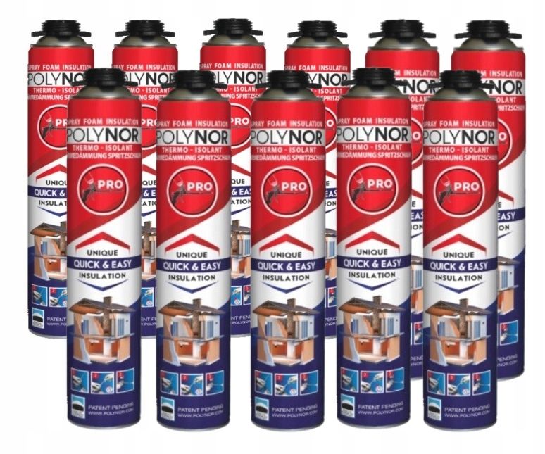 POLYNOR izolacje natryskowe piana pur pianka pur OCIEPLENIE PODDASZA GARAZU – 202807344 - ERLI.pl
