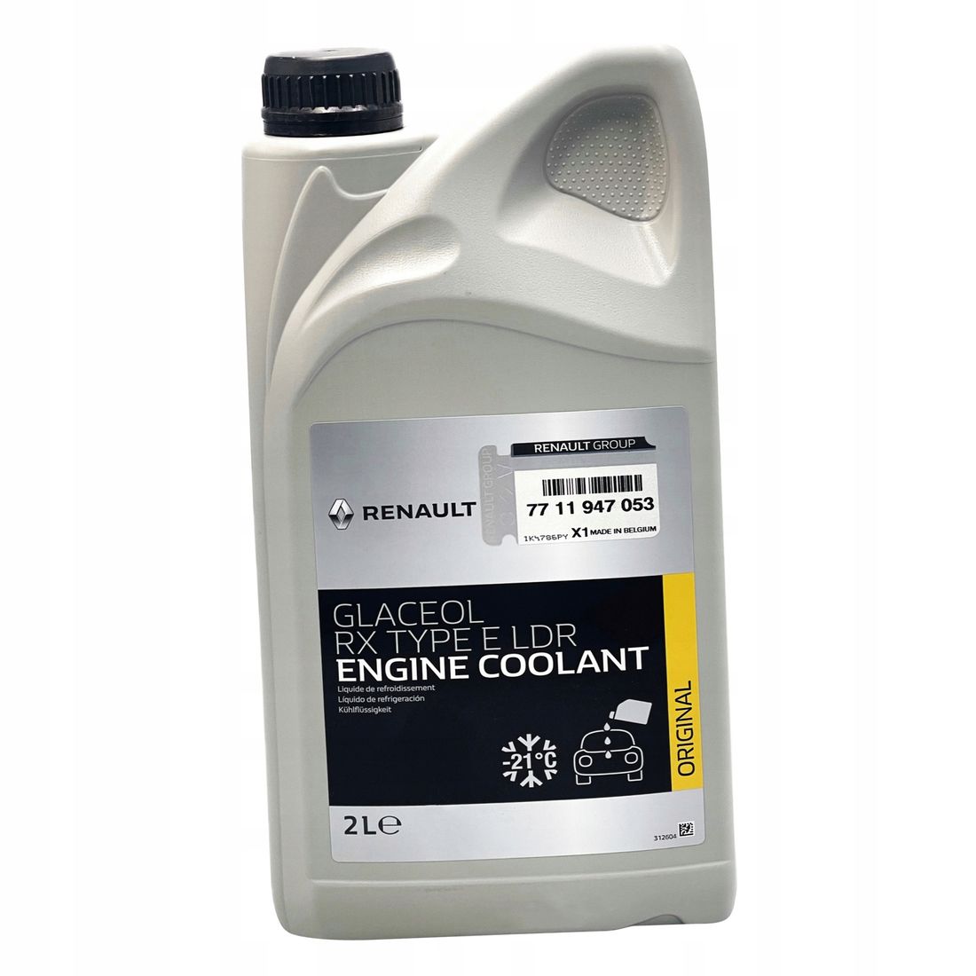 Płyn chłodniczy RENAULT 2L GLACEOL RX TYPE E Oryginalny - ERLI.pl