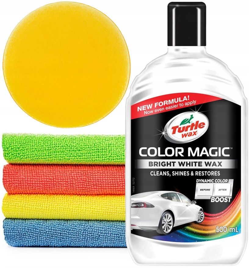 TURTLE WAX COLOR MAGIC Wosk koloryzujący Biały - ERLI.pl