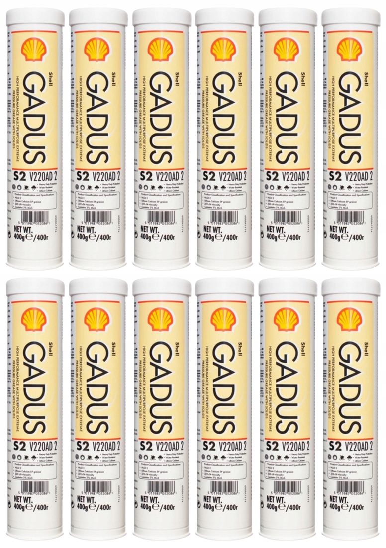 SHELL GADUS AD2 400g x12 SMAR DO SWORZNI PRZEGUBÓW - ERLI.pl