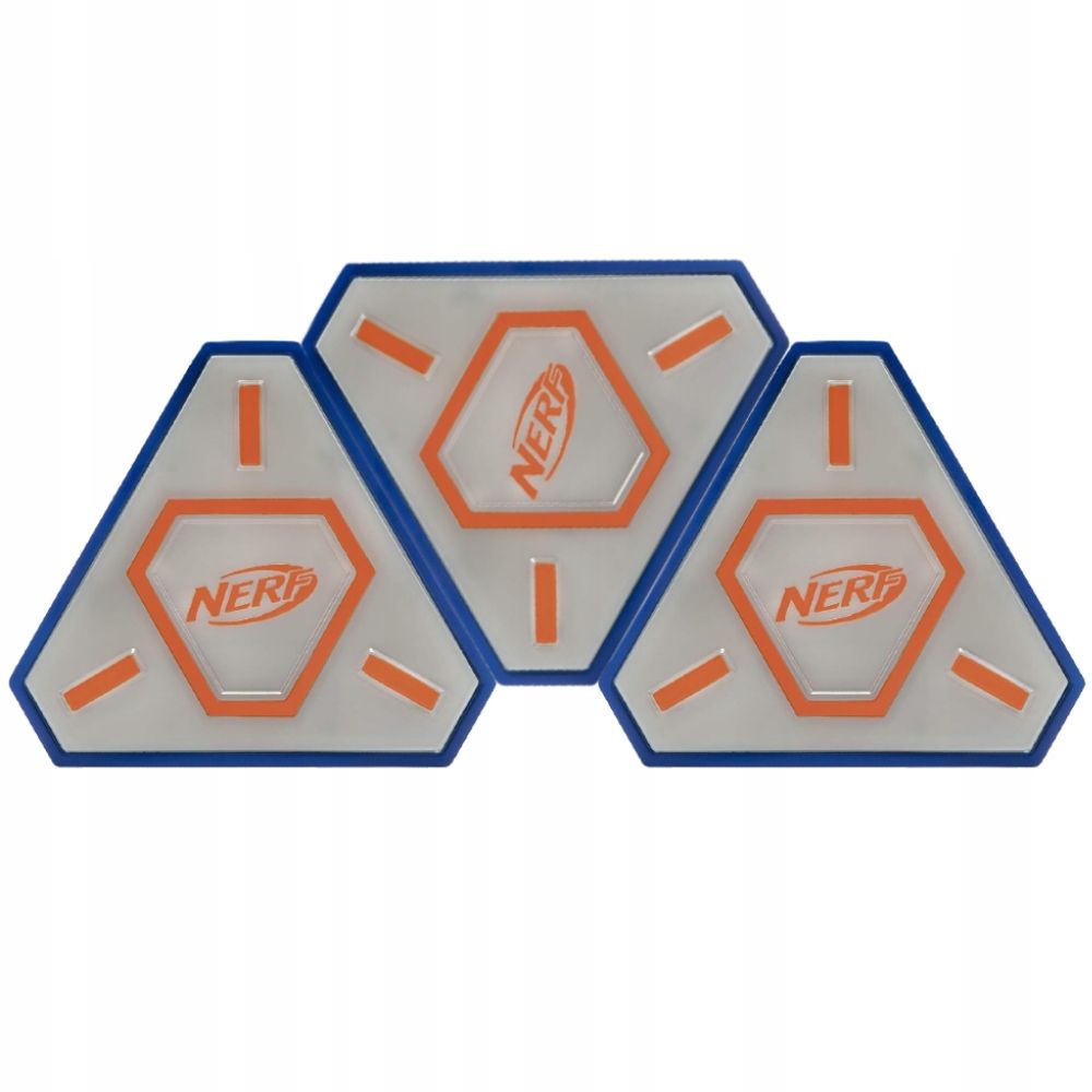 TARCZA NERF ELEKTRONICZNA DO STRZELANIA ZESTAW 3 CELE ŚWIECI STRZELNICA ...