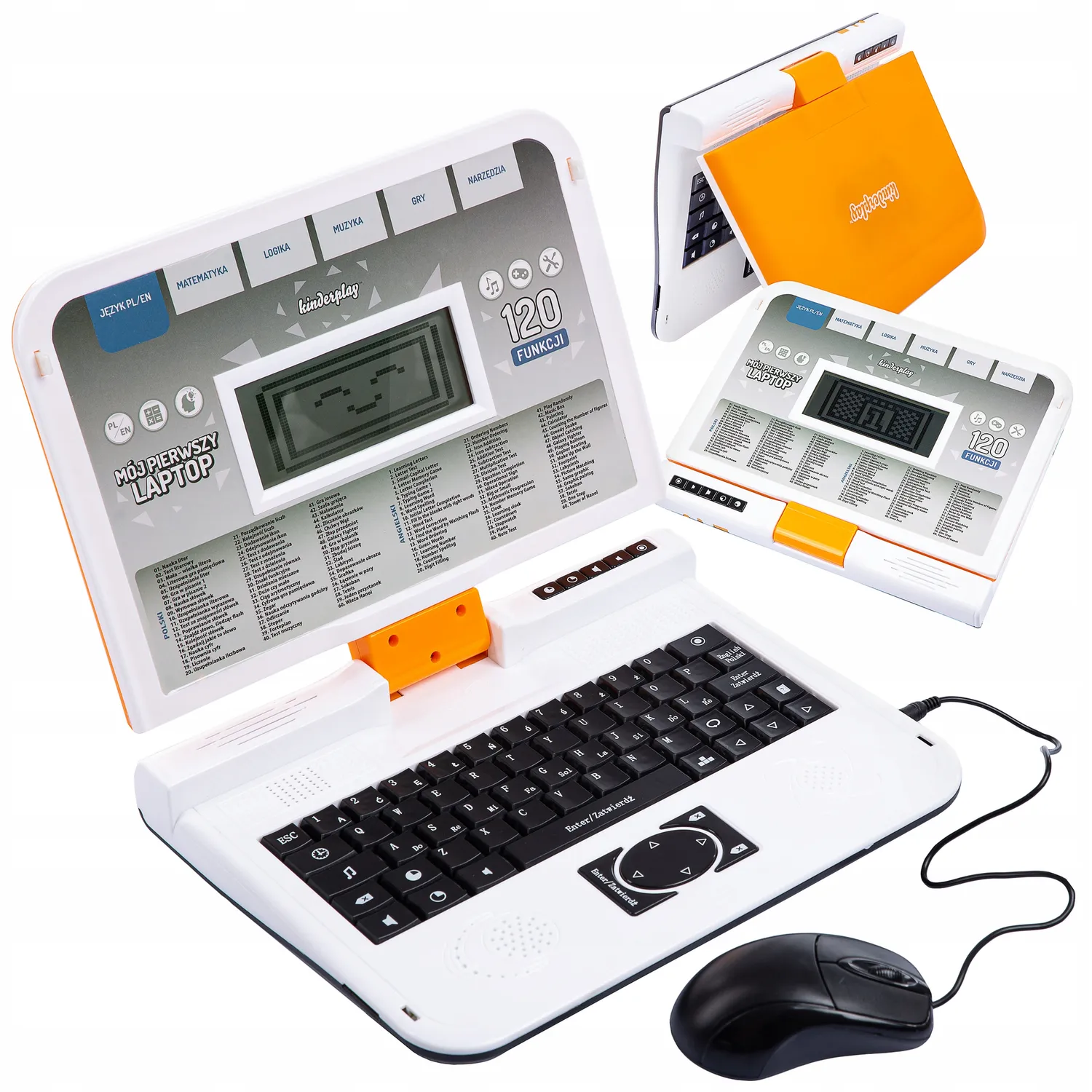 LAPTOP DLA DZIECI EDUKACYJNY NAUKA LITEREK LICZENIA ANGIELSKIEGO ...