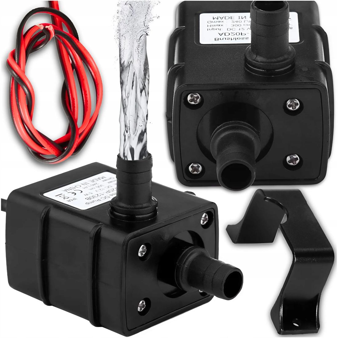 POMPA DO WODY CIECZY POMPKA OBIEGOWA MOCNA 12V 240L/H IP68 3M PRZEWÓD ...