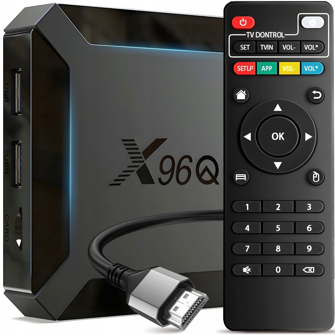 SMART TV BOX X96Q ANDROID 16GB BOX 4K PRZYSTAWKA – 203028438 - ERLI.pl