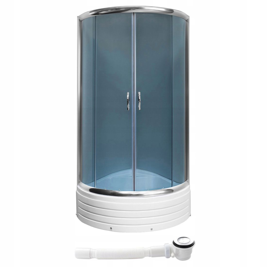 KABINA PRYSZNICOWA 80x80 GŁĘBOKI BRODZIK Z OBUDOWĄ – 203801017 - ERLI.pl