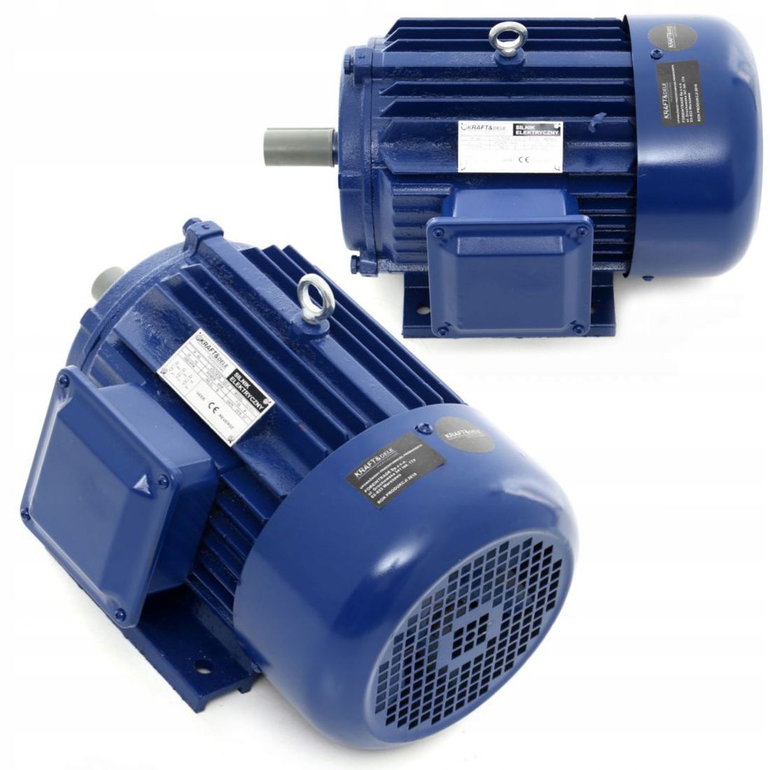 SILNIK ELEKTRYCZNY TRÓJFAZOWY 380V 2850 RPM 5,5kW KRAFT&DELE KD1820 MOCNY – 204849039 - ERLI.pl