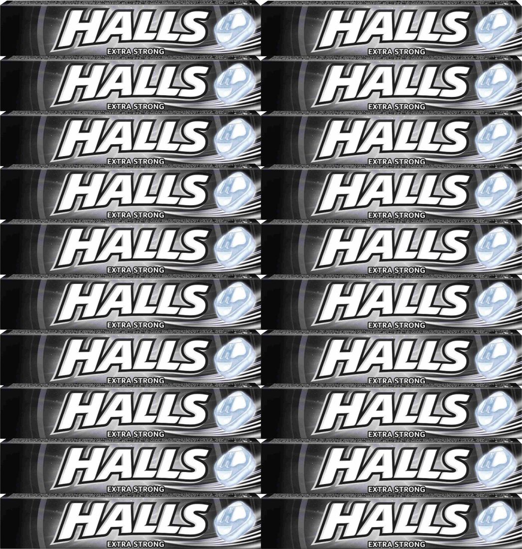 (x20) HALLS Extra Strong 33,5g - ERLI.pl