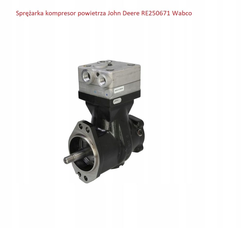 Sprężarka kompresor powietrza John Deere RE250671 Wabco - ERLI.pl
