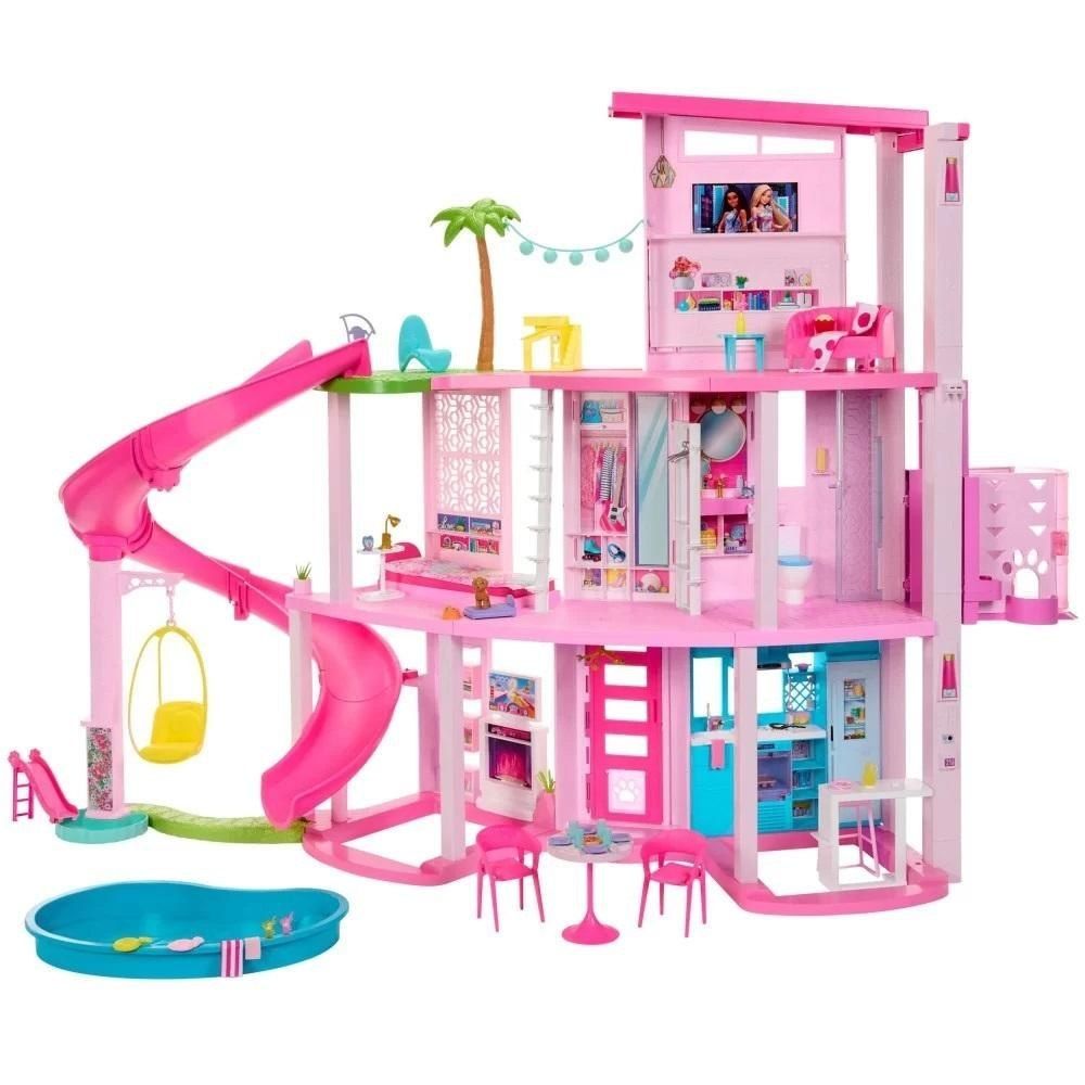 Barbie Dreamhouse. Dom Marzeń HMX10 – 205560765 - ERLI.pl