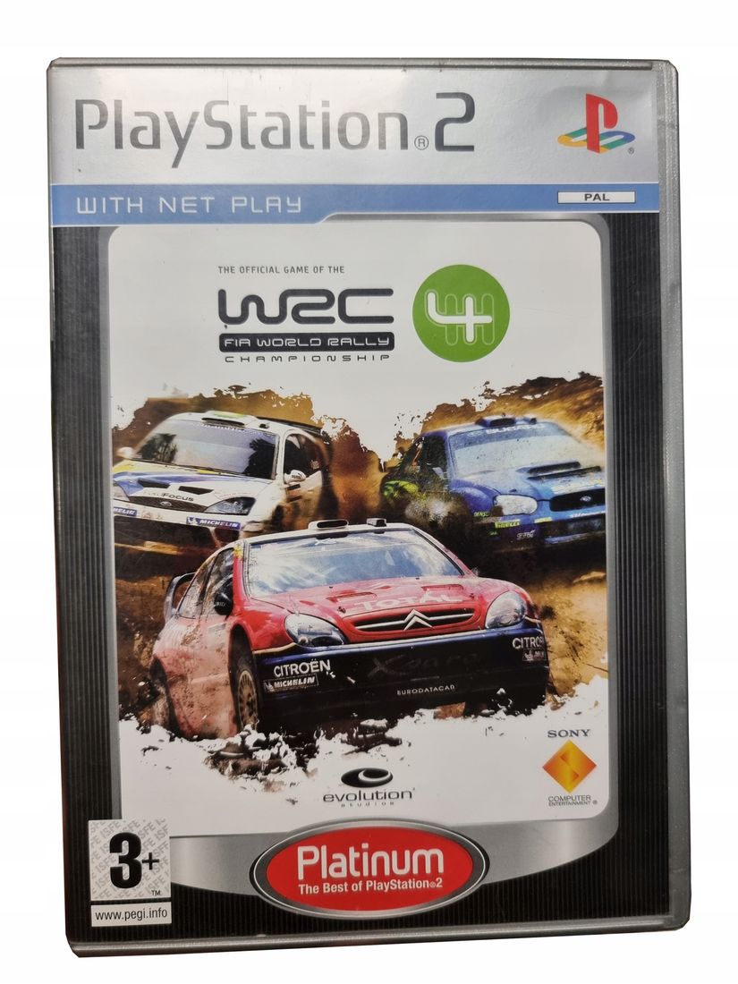 WRC 4 PS2 POLSKA OKŁADKA POLSKIE WYDANIE KOMPLET STAN NIEMAL IDEALNY ...