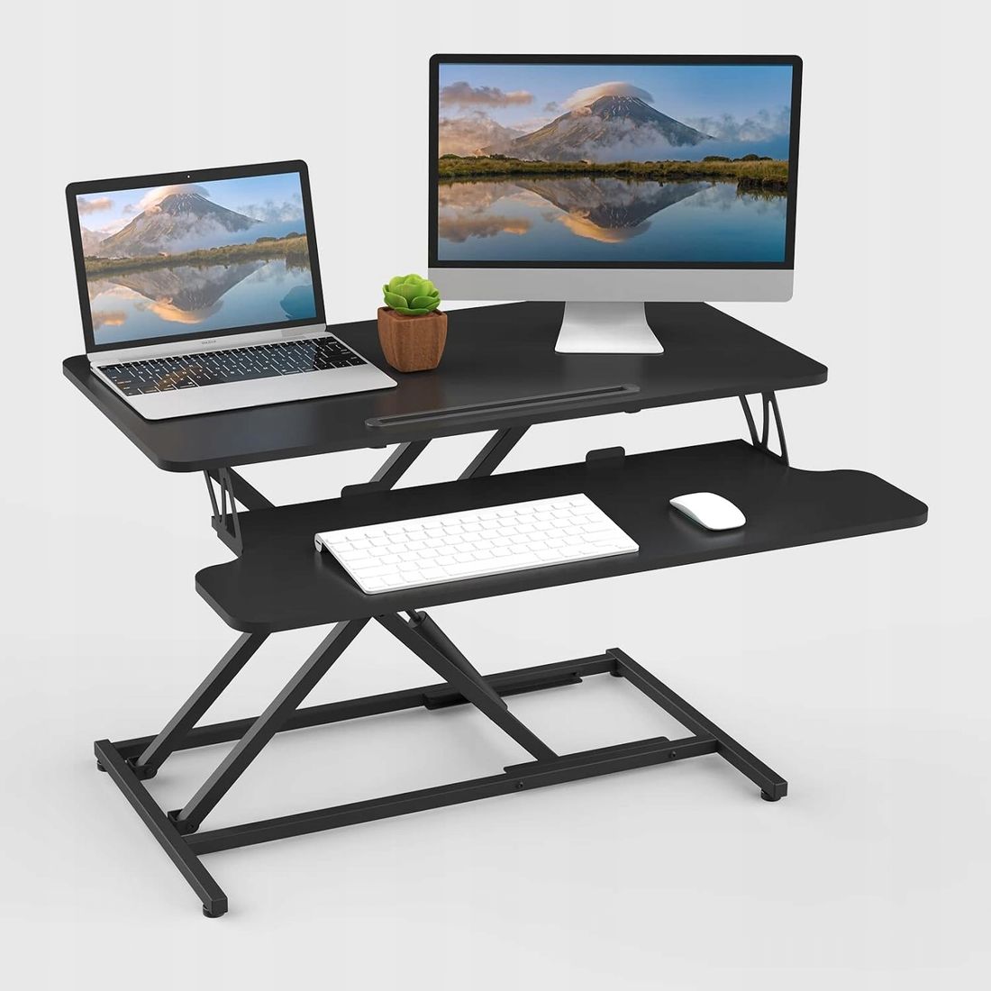 Stół komputerowy ERGOMAKER SIT-STAND DESKTOP WORKSTATION (32 inch ...