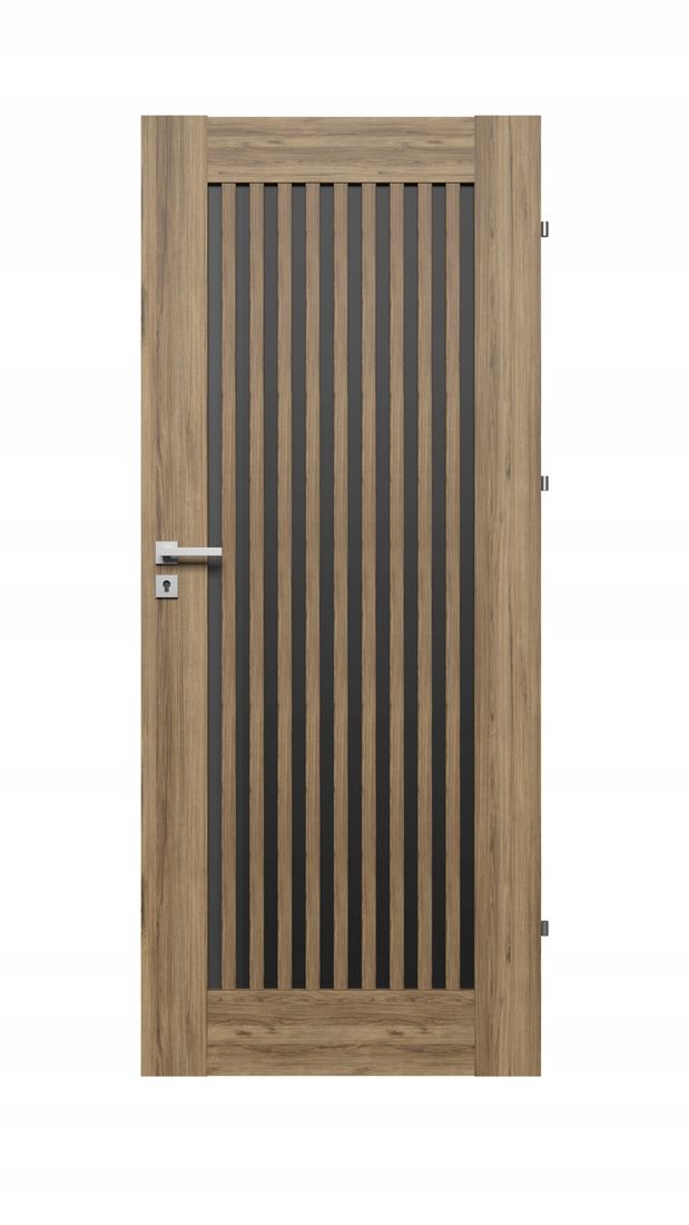 Drzwi Wewnętrzne Ramowe Lamilo na Czarnej Płycie 80 FRESH Kolory - ERLI.pl