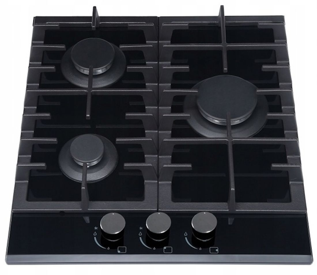 PŁYTA GAZOWA MPM-45-GMH-16 45cm DO ZABUDOWY ŻELIWNE RUSZTY 3 Palniki ...