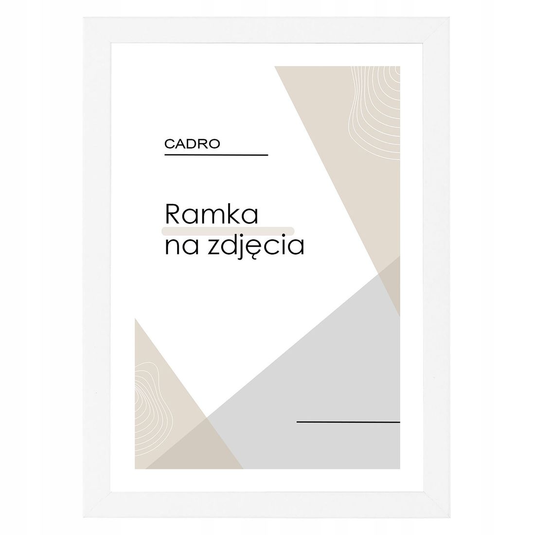 Ramka A4 ramki na zdjęcia dyplom biała 21x30 MDF do zdjęć foto 21x29,7 ...