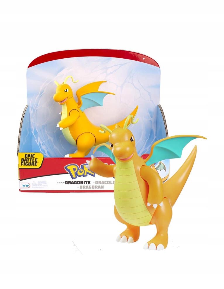 ORYGINALNA FIGURKA / EPIC BATTLE FIGURE / POKEMON DRAGONITE – 207031059 ...
