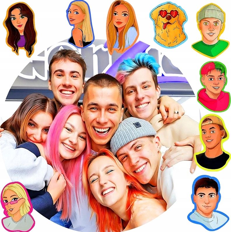 OPŁATEK NA TORT GENZIE + POSTACI EKIPA + GRATIS TEKST – 207921718 - ERLI.pl