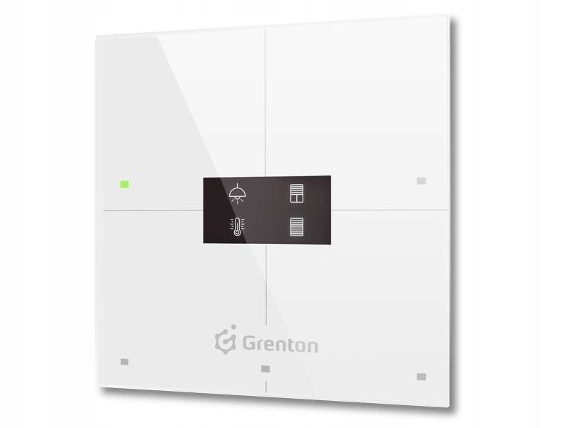GRENTON SMART PANEL 4B, OLED, TF-Bus BIAŁY – 207563430 - ERLI.pl