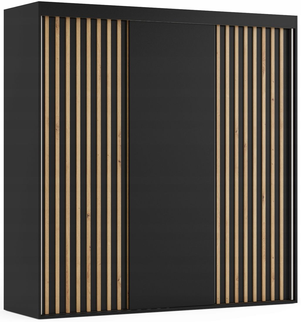 SVAL - Szafa przesuwna z lamelami 210 x 225 cm NA WYMIAR – 207717288 ...