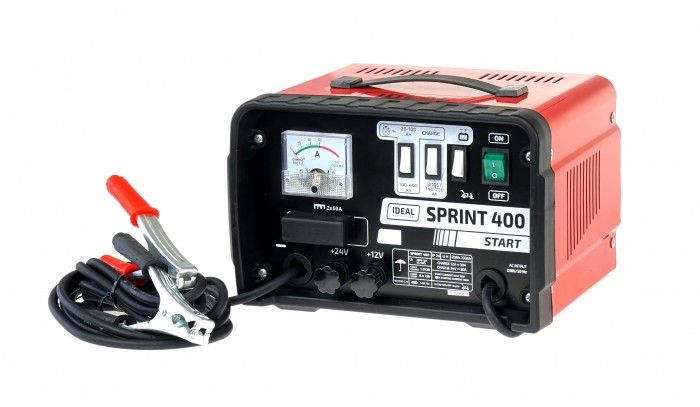 Prostownik Transformatorowy SPRINT 400 230V 12-24V IDEAL 45A rozruch ...