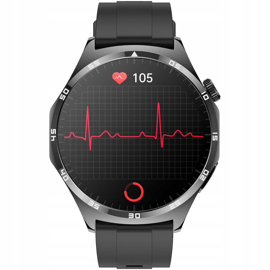 SMARTWATCH ZEGAREK EKG CIŚNIENIOMIERZ Z POMIAREM GLUKOZY SKŁAD KRWI MENU PL - ERLI.pl