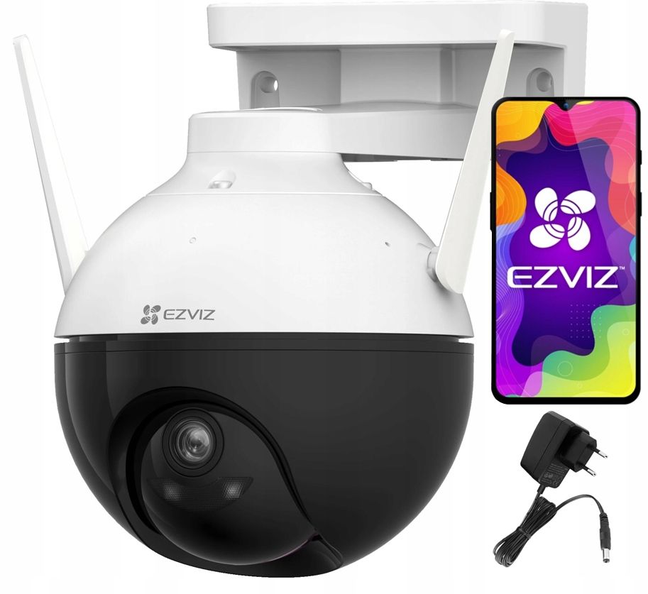 Zewnętrzna Kamera WiFi Obrotowa EZVIZ C8C Full HD 2MPX Detekcja Ruchu – 151417364 - ERLI.pl