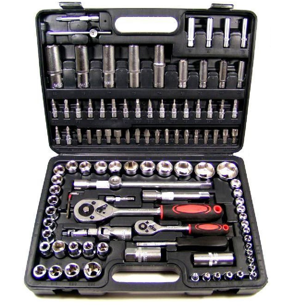 ZESTAW KLUCZY NASADOWYCH KLUCZE NASADOWE 108 EL. – 214870907 - ERLI.pl