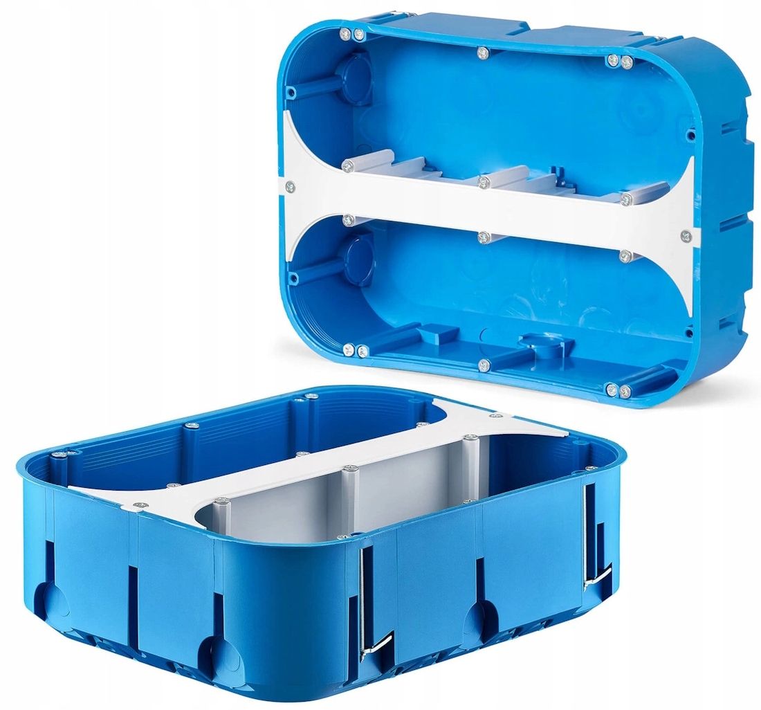 Puszka Elektryczna Podtynkowa Multibox do Regips 6x60mm Głęboka 1 szt Simet – 142765119 - ERLI.pl