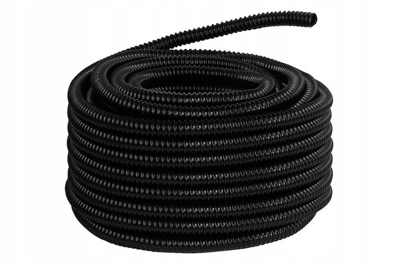 Rura elastyczna peszel gumowany GUS 10mm czarny – 212131711 - ERLI.pl