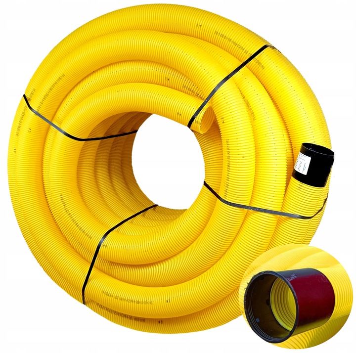 Rura drenarska PVC fi 100 BEZ OTWORÓW 25m Pełna Rura 100 drenażowa 25 mb – 210106927 - ERLI.pl