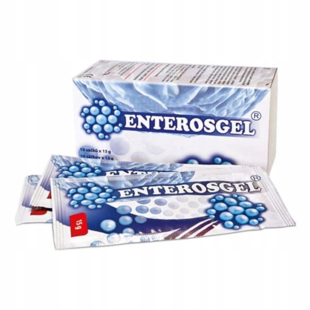 Enterosgel 10 saszetek x 15g POLSKI HOLOGRAM detox, adsorbent jelitowy ...