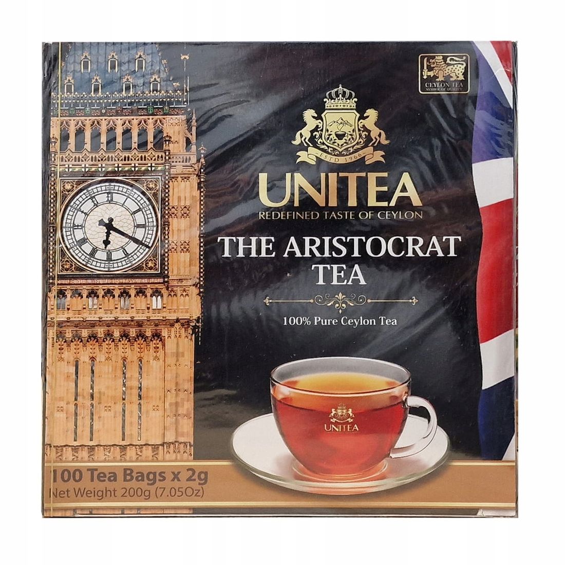Unitea Aristocrat Tea Pure Ceylon 100x2g herbata ekspresowa – 212811988 ...