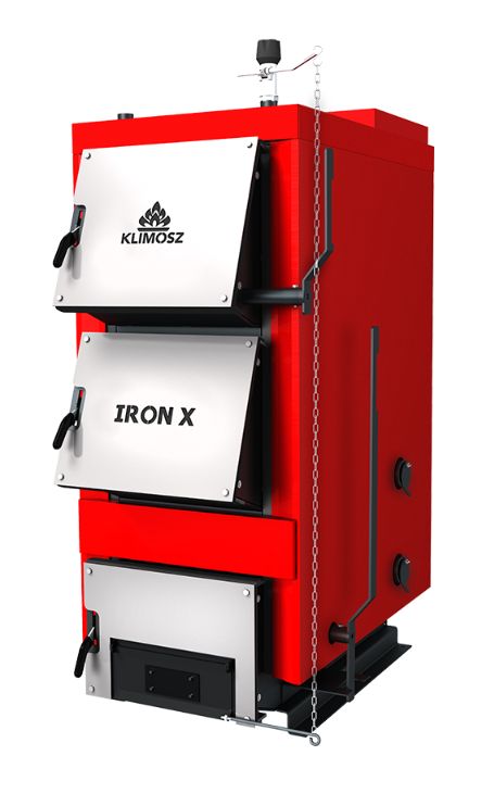 Kocioł KLIMOSZ IRON X c.o. uniwersalny zasypowy 15kW EcoDesign 5 Klasa ...