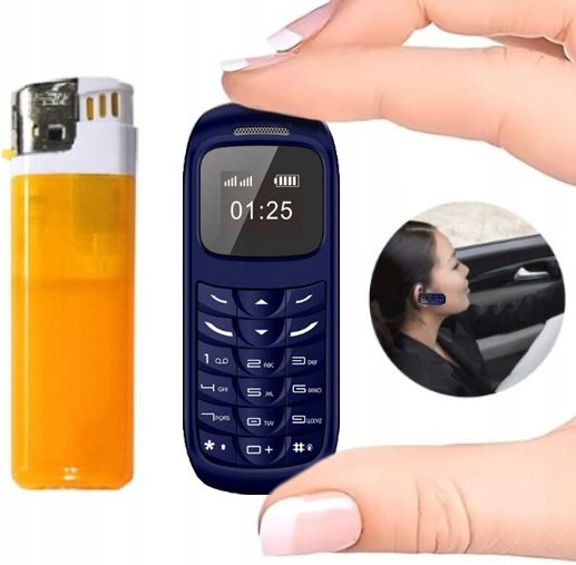 NAJMNIEJSZY MINI TELEFON ŚWIATA MINI L8STAR PODSŁUCH ZMIANA GŁOSU ...