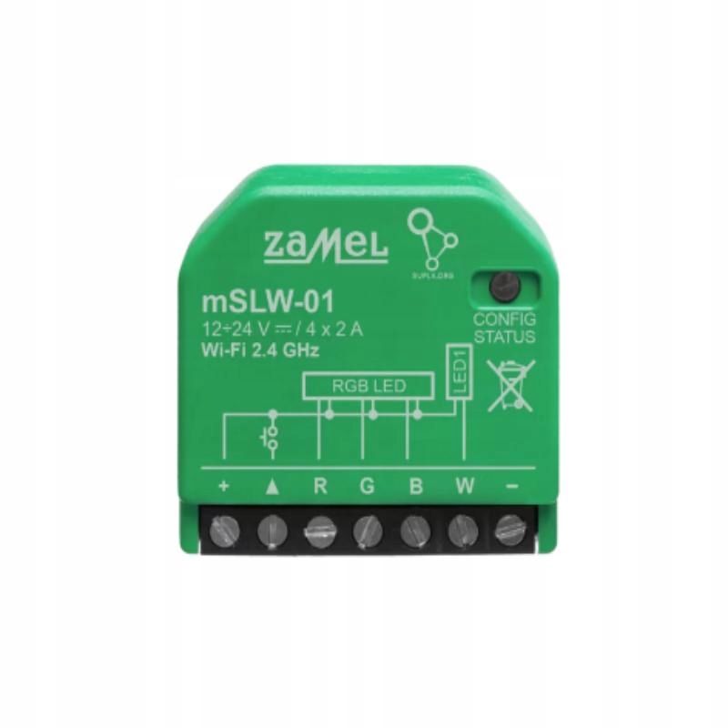 Supla - sterownik oświetlenia LED RGB Wi-Fi mSLW-01 Zamel – 212990158 ...