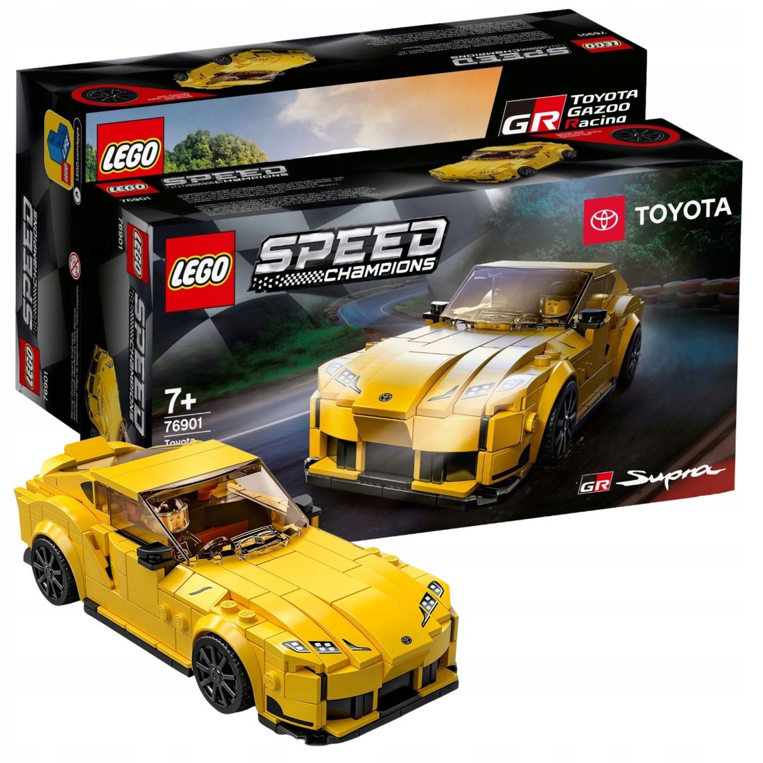 LEGO ZESTAW SPEED CHAMPIONS - SAMOCHÓD AUTO TOYOTA GR SUPRA – 213074788 ...