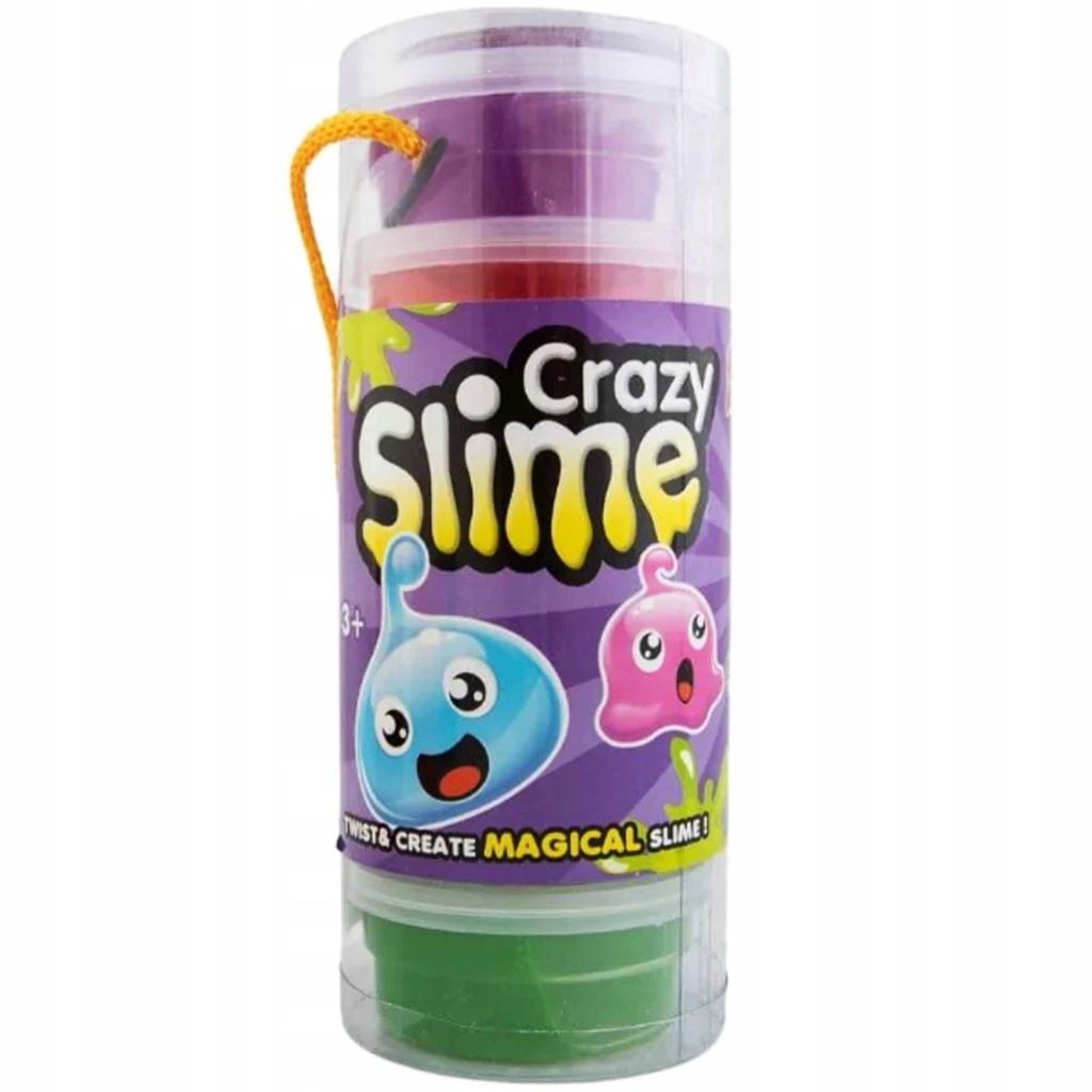 Crazy Slime 6 SZTUK Zestaw Glutek Relaksujący Ugniatanie Formy ...