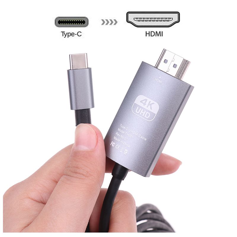 KABEL ADAPTER USB-C DO HDMI 4K UHD 200CM MHL - ERLI.pl