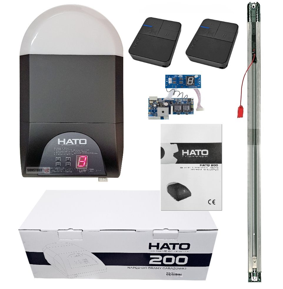 Napęd do bramy segmentowej uchylnej HATO 200 Szyna – 133051823 - ERLI.pl