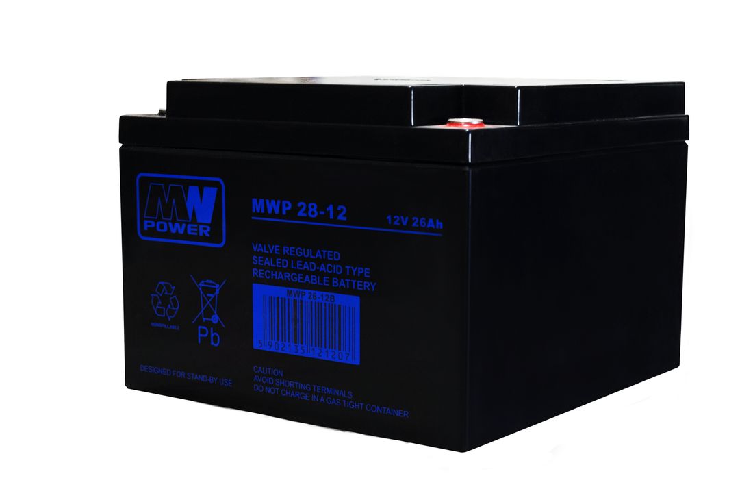 Akumulator MWP 28-12 (Long Life, 12V-28Ah, bolt M5) MWP 28-12 ...
