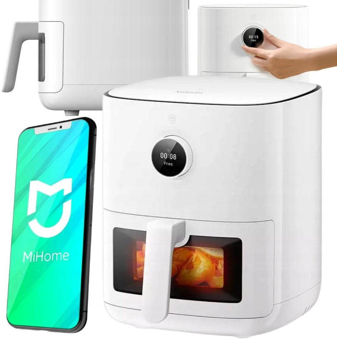 Frytkownica beztłuszczowa Xiaomi Smart Air Fryer Pro 4L biały – 213765762 - ERLI.pl