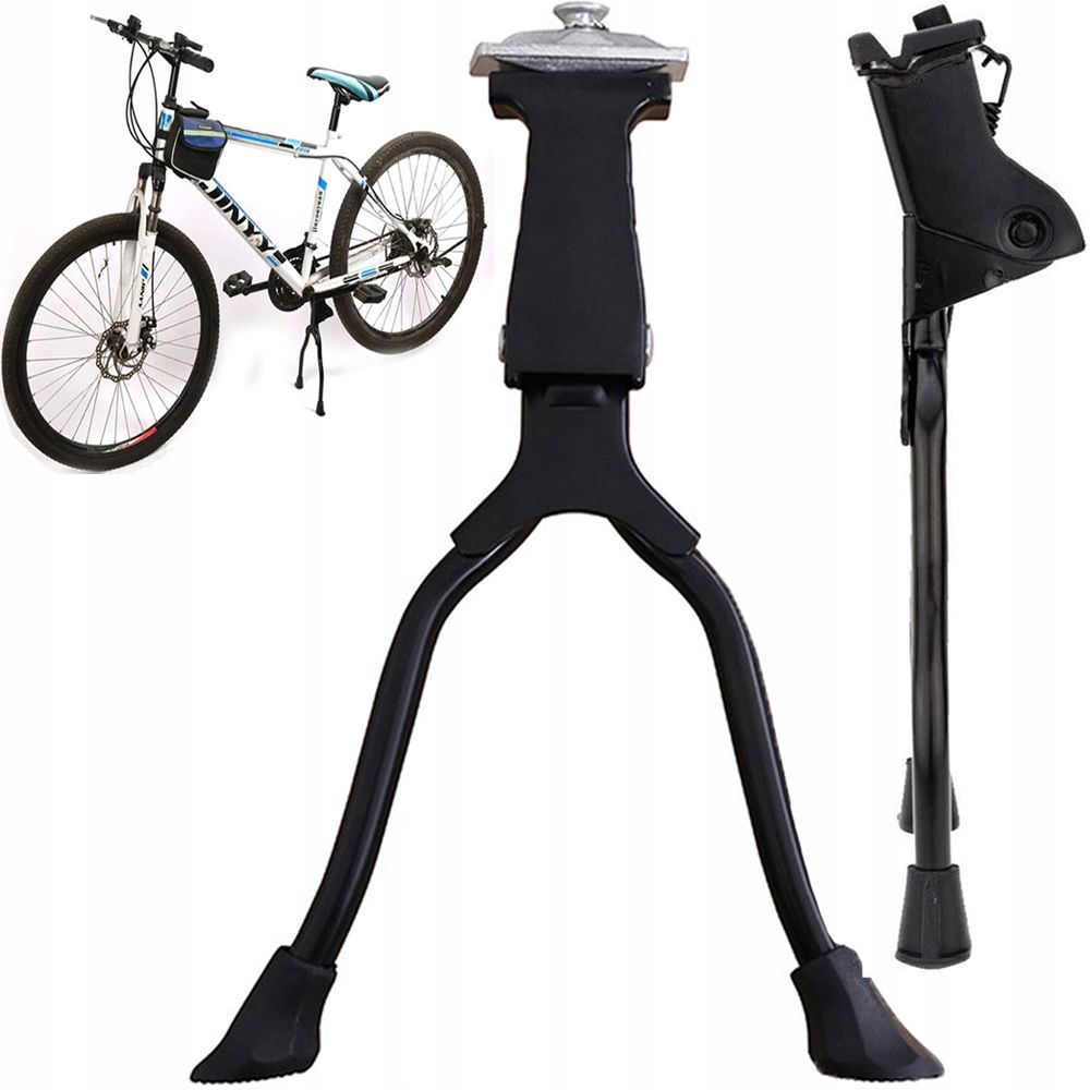 STOPKA CENTRALNA PODNÓŻEK DO ROWERU PODWÓJNA REGULOWANA PODPÓRKA ...