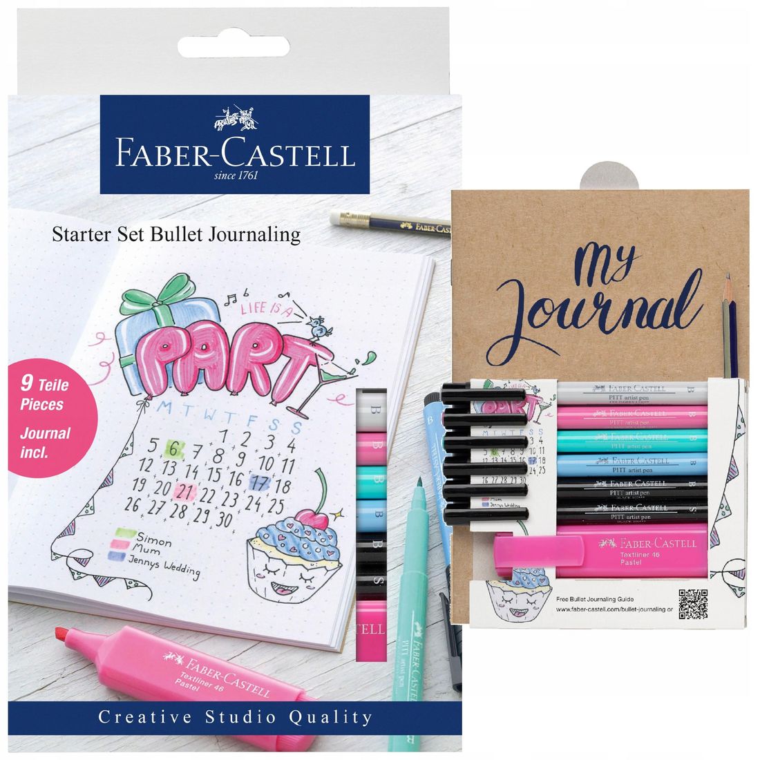 FABER-CASTELL Zestaw Bullet Journal Bujo + notes – 214456071 - ERLI.pl