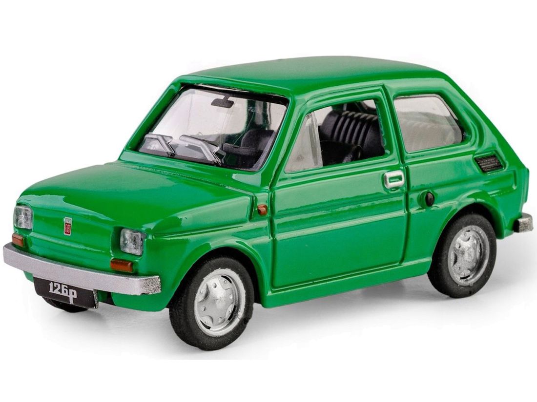 Samochód POLSKI FIAT 126p ZIELONY Model 1:43 MALUCH Kolekcja PRL DAFFI ...