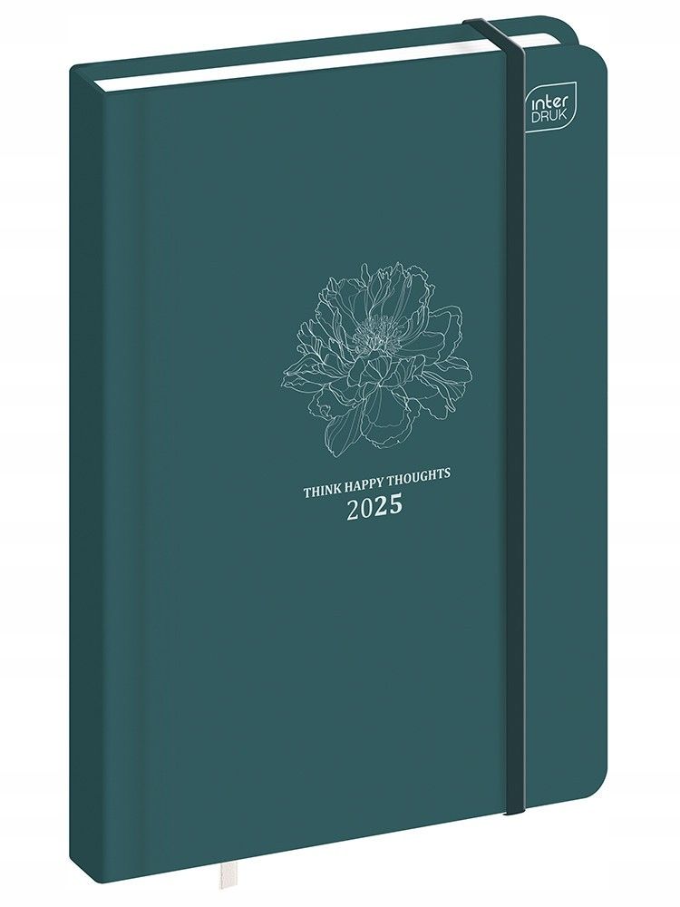 KALENDARZ KSIĄŻKOWY B6 tygodniowy PLANER na 2025 rok INTERDRUK ...