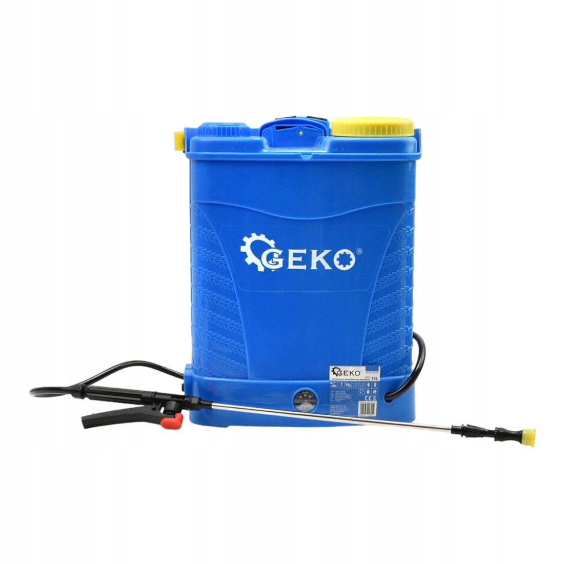 Opryskiwacz AKUMULATOROWY ELEKTRYCZNY GEKO 12V 16 l + Ładowarka + AKU ...