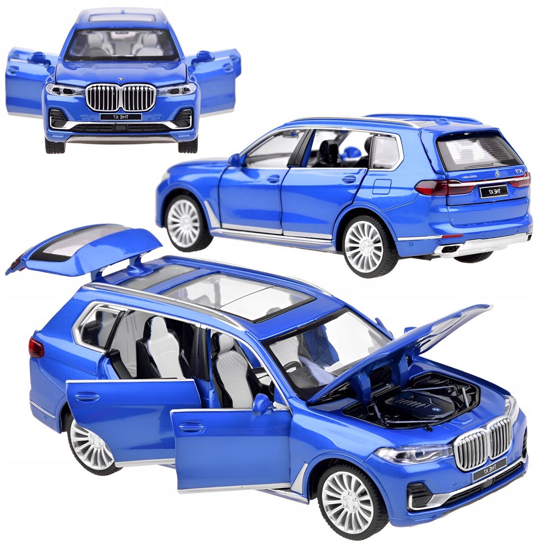 ZABAWKOWY SAMOCHODZIK AUTO SUV BMW X7 1:32 AUTKO METALOWE ZABAWKA ...