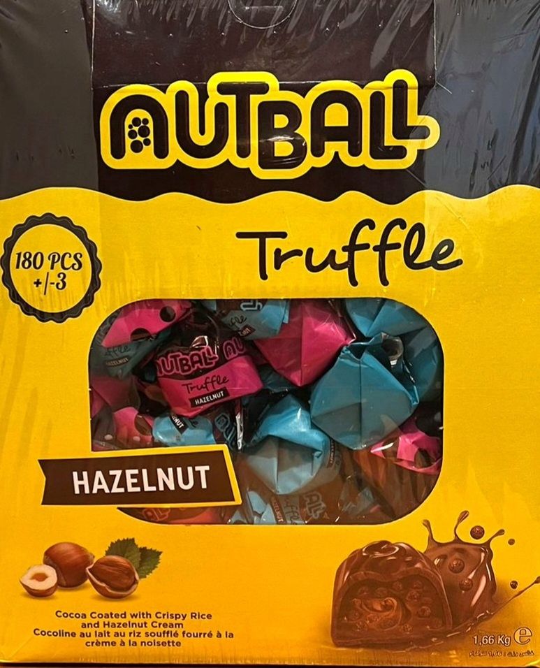 Cukierki NutBall Papita Trufle z Kuleczkami Ryżowymi Orzechowe 1.66kg ...
