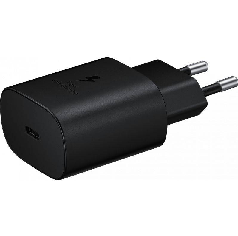 ORYGINALNA ŁADOWARKA SIECIOWA SAMSUNG 25W USB C SUPER FAST CHARGE Czarna – 215252910 - ERLI.pl